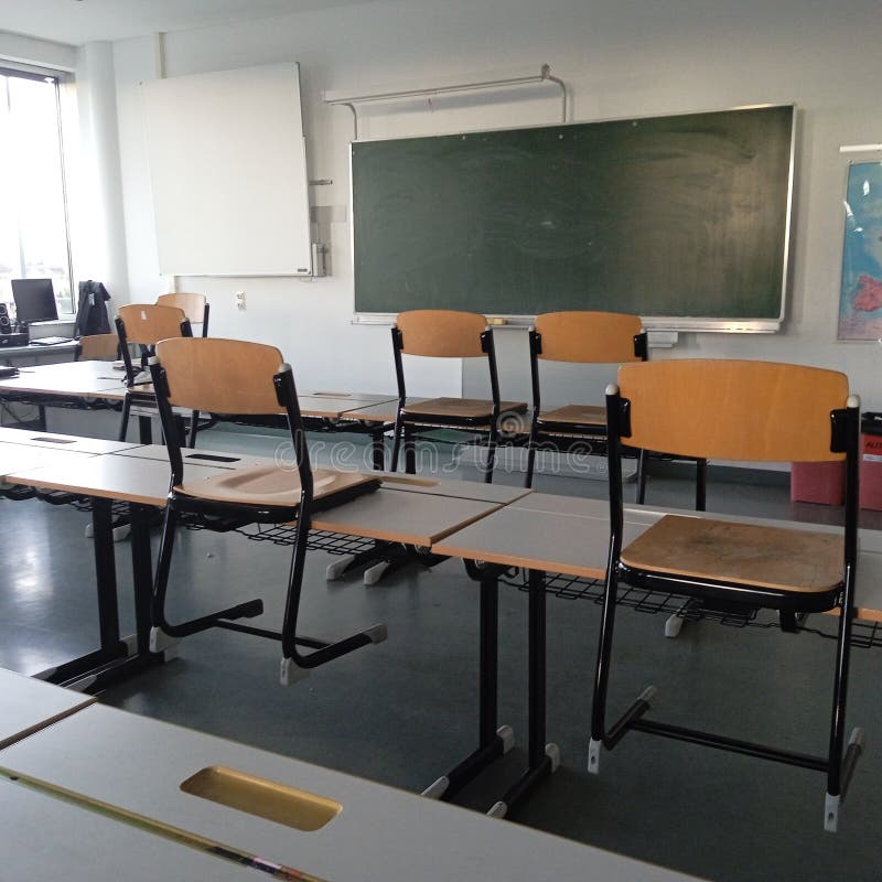 Empty Class Room in a School during Vacation Stock Photo - Image of ...