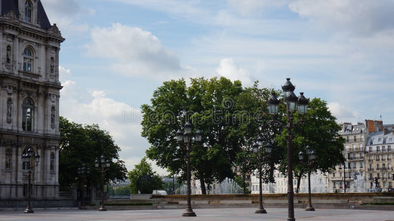 Empty Classic Old Style Square Stock Photo - Image of classic, empty ...