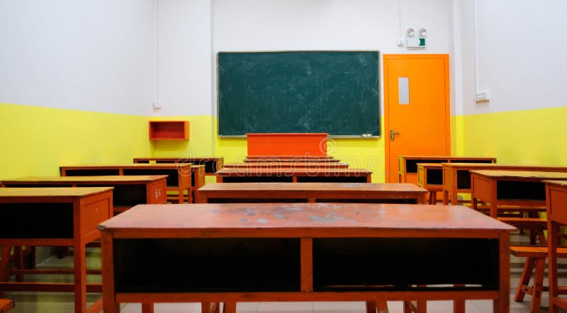Empty classroom stock photo. Image of blank, blackboard - 7424808