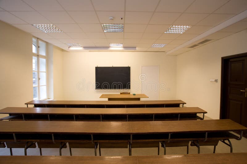 Empty classroom stock photo. Image of student, class, room - 7929134