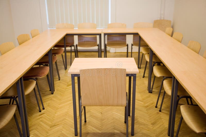 Empty classroom stock photo. Image of board, instruction - 7930036