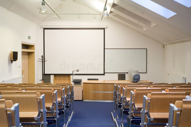 Empty classroom stock image. Image of exam, empty, computer - 8043959