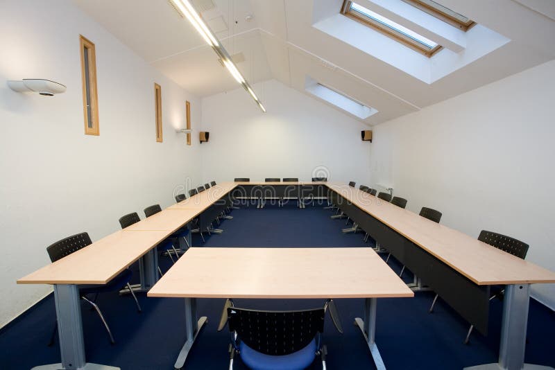 Empty classroom stock image. Image of modern, university - 8044749