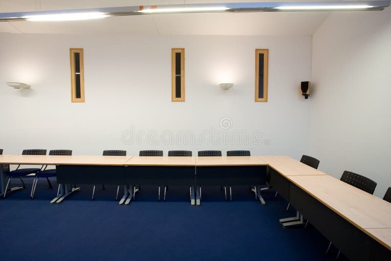 Empty classroom stock image. Image of modern, desk, exercise - 8045021
