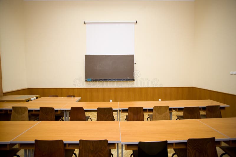 Empty classroom stock image. Image of lesson, seat, exam - 9420647