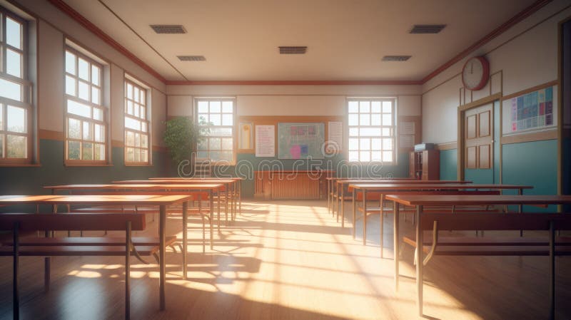 Classroom School Interior Wall No Desks Stock Photos - Free & Royalty ...