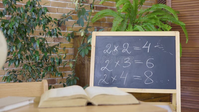 Mathematics Classroom Empty Interior, School Class Stock Vector ...