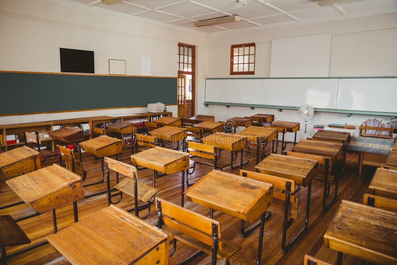 Empty classroom stock image. Image of school, chalkboard - 51608639