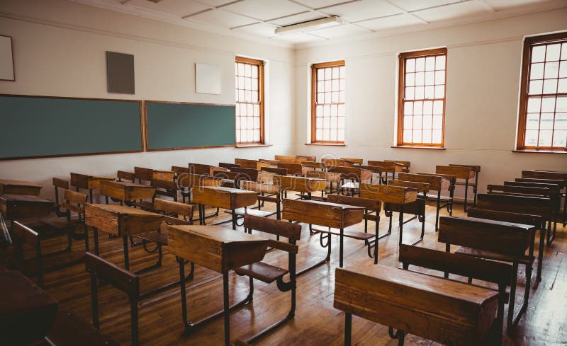 Empty classroom stock image. Image of education, school - 51608705