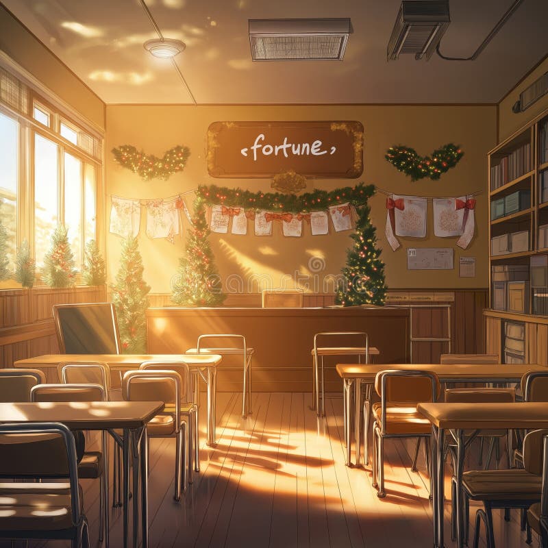 Empty Classroom Theme in Chinese New Year Stock Image - Image of ...