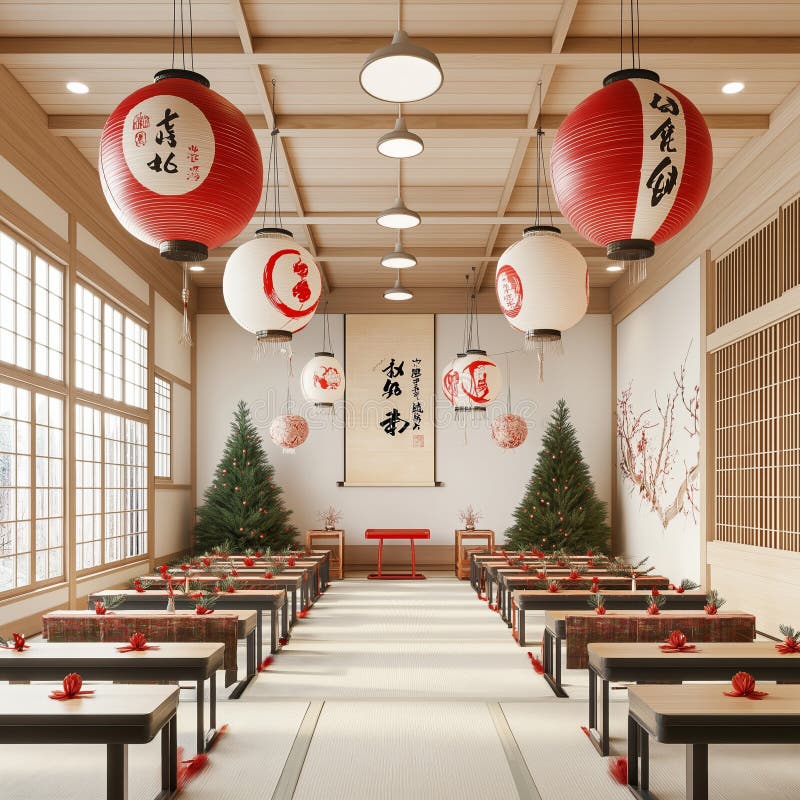 Empty Classroom Theme in Chinese New Year Stock Image - Image of modern ...