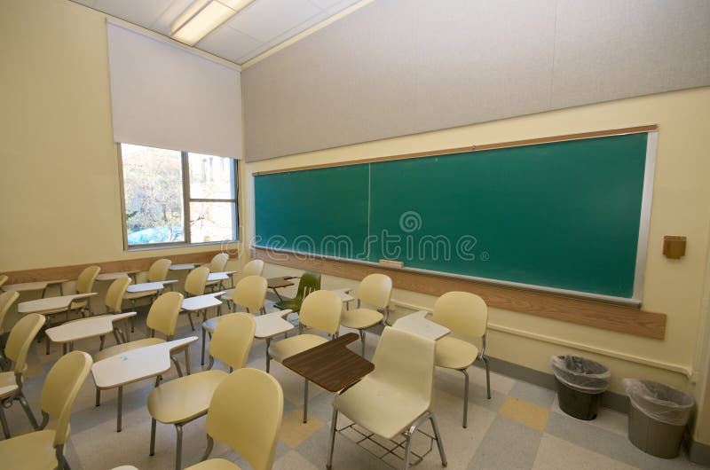 Empty Classrooms in College Stock Image - Image of study, class: 9021385