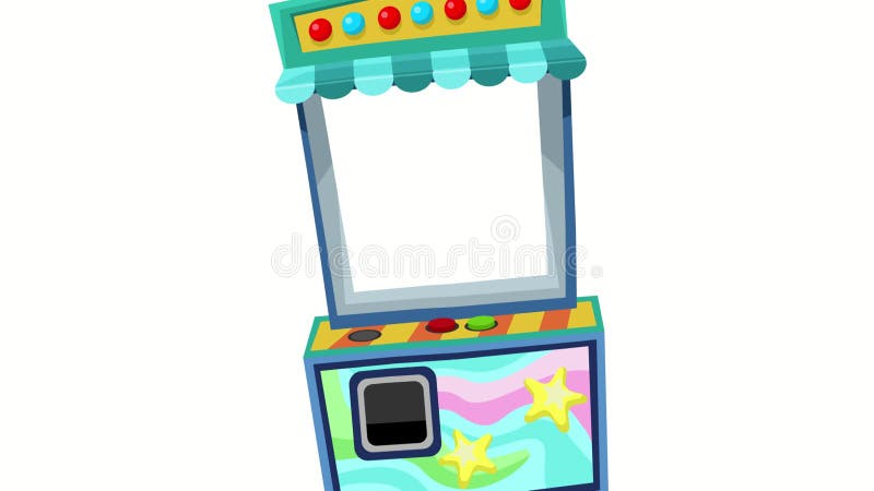 Empty Claw Machine Arcade Game Stock Video - Video of operated, coin ...