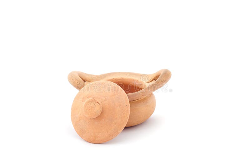 Empty clay pot stock image. Image of empty, white, cuisine - 80394963
