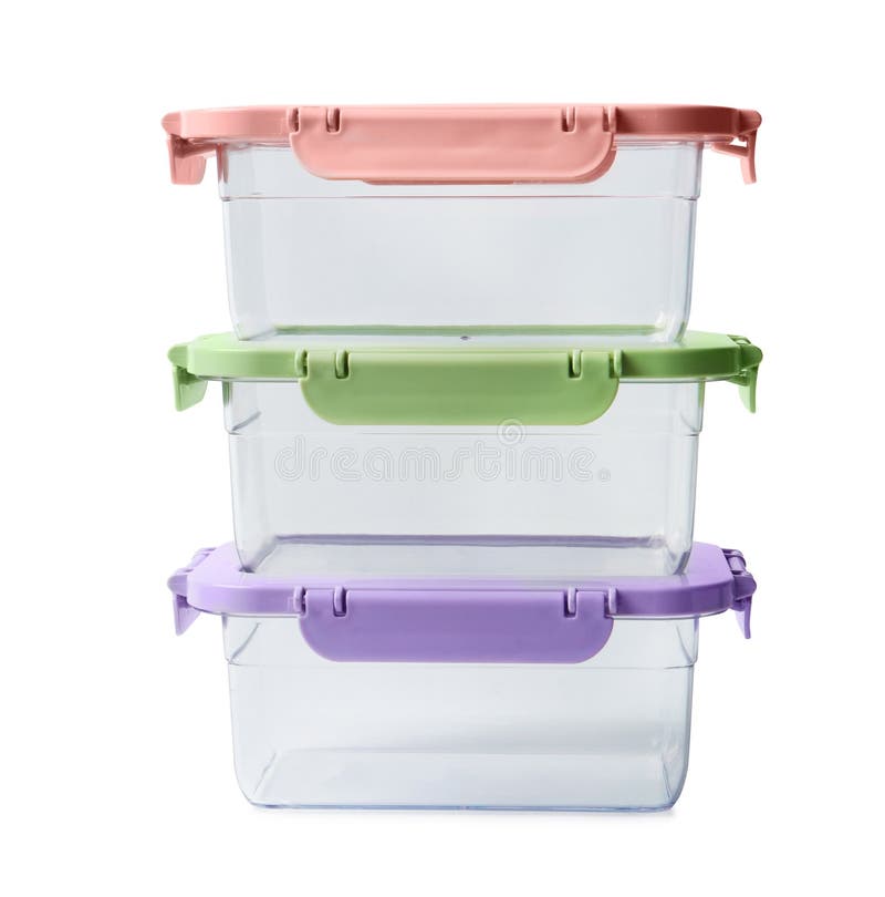 Empty Clean Boxes for Products on White Stock Photo - Image of ...