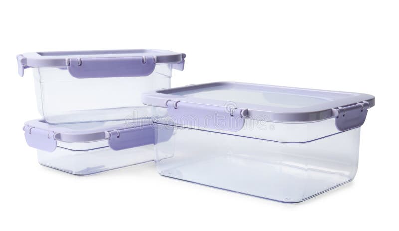 Empty Clean Boxes for Products on White Stock Image - Image of kitchen ...