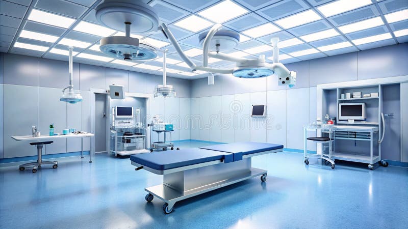 Empty Clean and Disinfected Operating Room Generative AI Stock Image ...