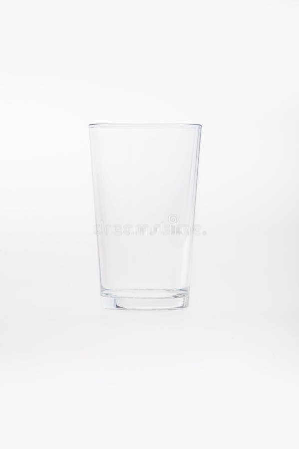 Empty Clean Drinking Glass Cup Stock Photo - Image of tall, clear: 42512350