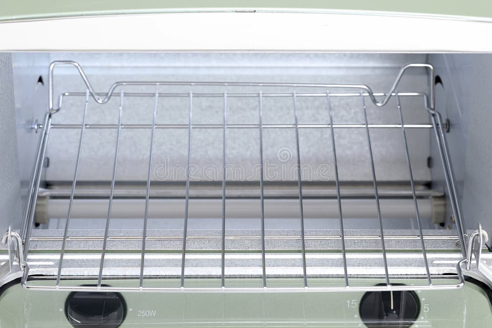 Empty and Clean Oven Toaster Stock Image - Image of equipment, dials ...