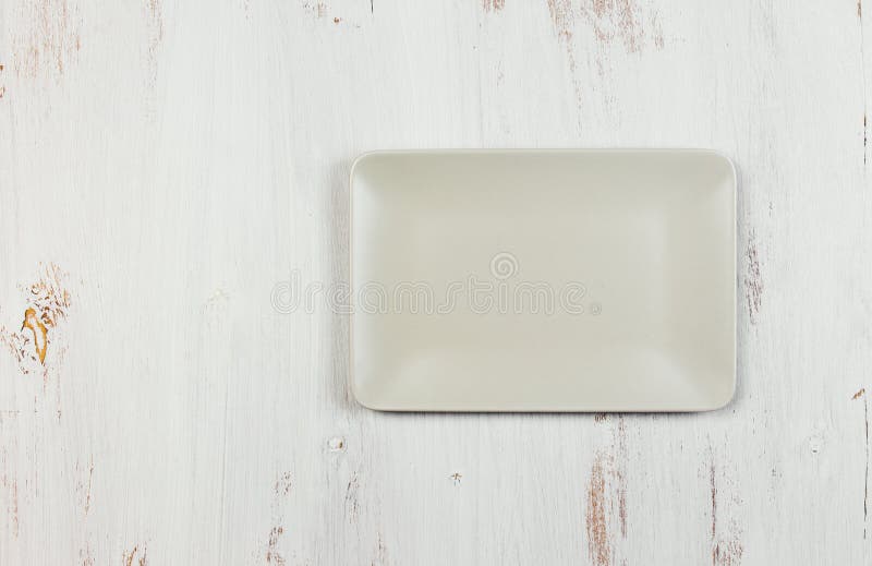 Empty clean plate on table stock photo. Image of flatware - 40193296