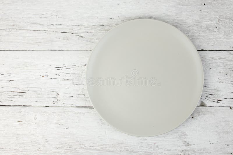 Empty clean plate on table stock photo. Image of flatware - 40193504
