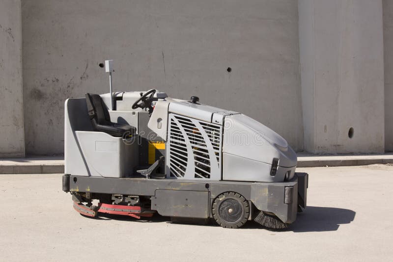 Cleaning machine on road stock photo. Image of scene - 30164822