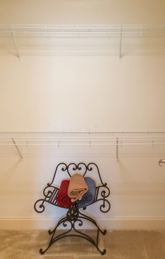 Almost Empty Closet stock photo. Image of neat, walk - 58840038