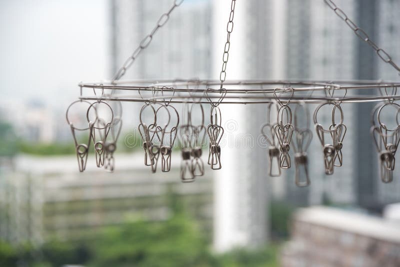 An empty clothes line stock image. Image of white, building - 111284727