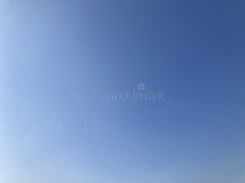 Empty Cloudless Sky Ranging in Color from White To Bright Blue Stock ...