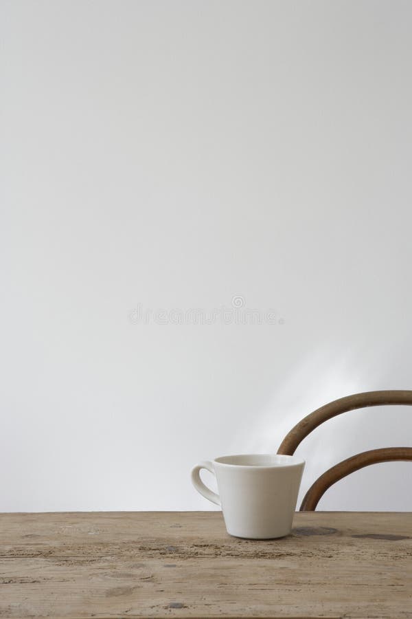 Empty Coffe Cup on the Top Pf the Table Stock Photo - Image of ...