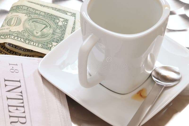 Empty coffee cup. stock image. Image of coffee, wakeup - 12785973