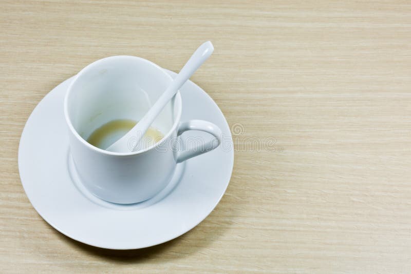 An Empty Coffee Cup stock photo. Image of drink, espresso - 22700020