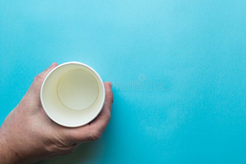 An empty coffee cup stock image. Image of beverage, water - 272290503