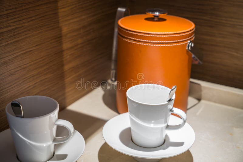 Empty Coffee Cup or Tea Cup . Stock Image - Image of empty, plate: 77108263
