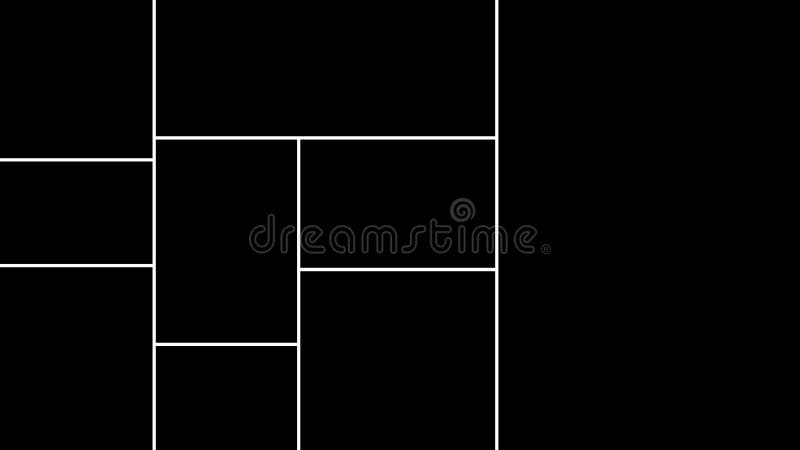 Empty Collage for Pictures. Vector Photo Frame for Memory Stock Vector ...