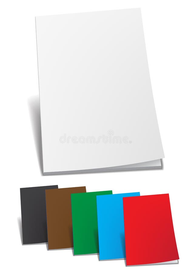 Empty color brochure stock vector. Illustration of office - 30304036