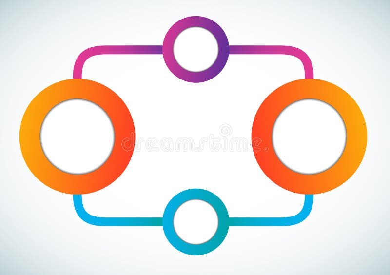 Empty Color Circle Marketing Flowchart Stock Vector - Illustration of ... Empty Color Circle Marketing Flowchart Stock Vector - Illustration of ...