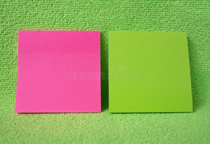 Empty Color Labels, Paper Stickers for Notes. Stock Photo - Image of ...