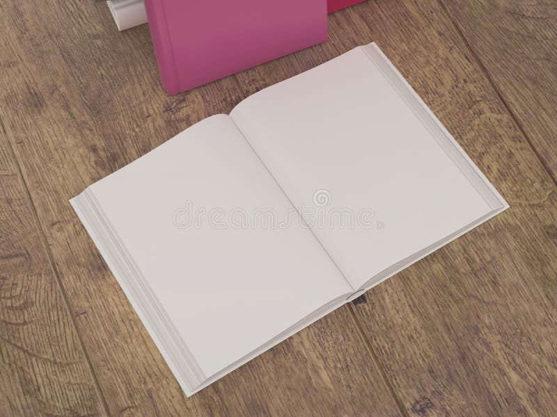 Empty Colored Books Mockup Template. High Resolution. Stock Photo ...