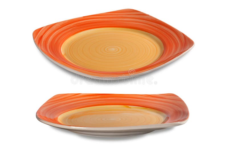 Empty colorful dish stock image. Image of dish, restaurant - 69279381