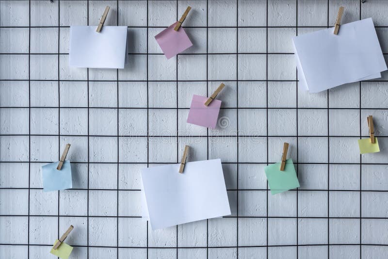 Empty colorful notes stock image. Image of colorful, board - 99739759