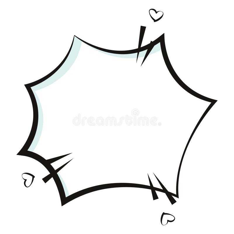 Empty Comic Bubble Chat Vector Stock Vector - Illustration of speech ...