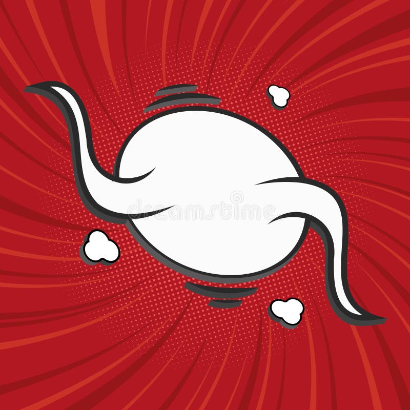 Empty Comic Bubble Chat Vector Stock Vector - Illustration of icon ...