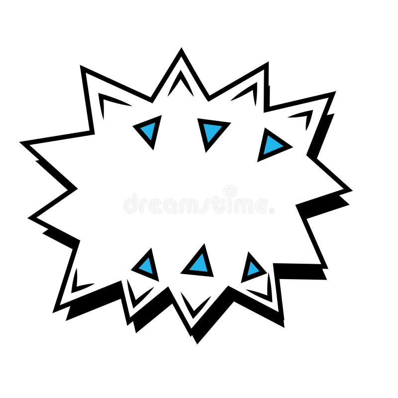 Empty Comic Bubble Chat Vector Stock Vector - Illustration of speech ...