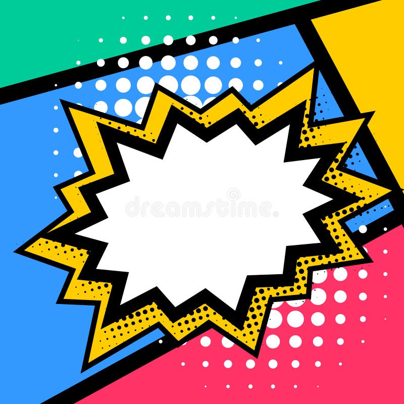 Empty Comic Speech Bubble Strip Stock Vector - Illustration of label ...