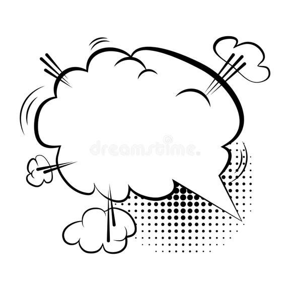 Empty Comic Style Speech Buble.Design Elements for Poster, T Shirt, Banner Stock Vector ...