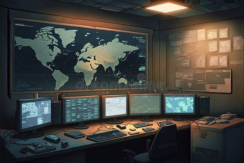 Military Command Center Stock Illustrations – 335 Military Command ...