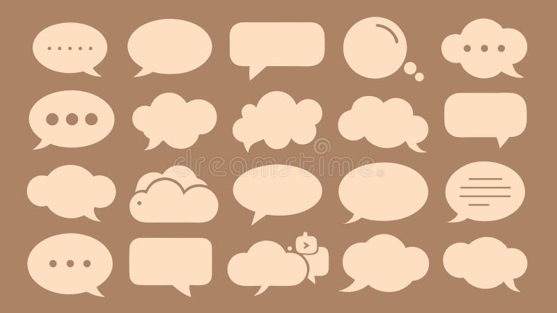 Empty Comment Speech Bubble. Cartoon Text Box for Message, Comic ...