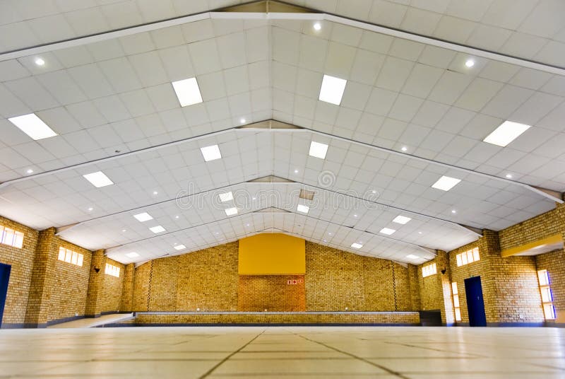 Empty Community Hall for Hire Stock Image - Image of open, floor: 25555015