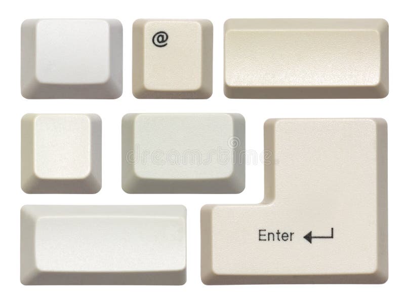 Empty computer keys stock photo. Image of buttons, computer - 9673802